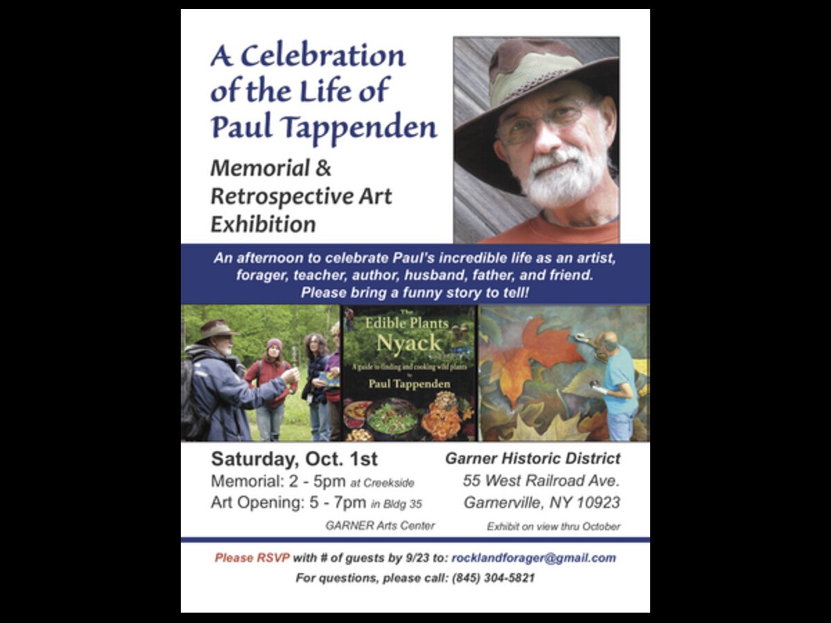 A Celebration of the Life of Paul Tappenden: Memorial & Retrospective ...